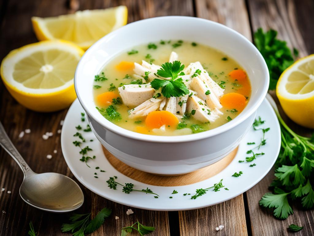 Delicious Chicken Lemon Rice Soup Recipe - A Cozy Delight
